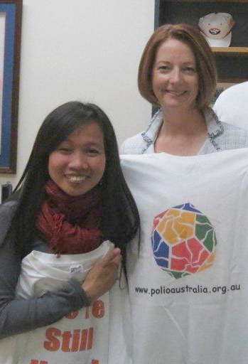 Julia Gillard and Slattery_We’re Still Here_EDIT – Polio Australia